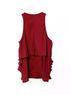 Tibi Sleeveless Draped Blouse