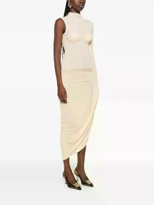 JEAN PAUL GAULTIER Paneled Midi Dress