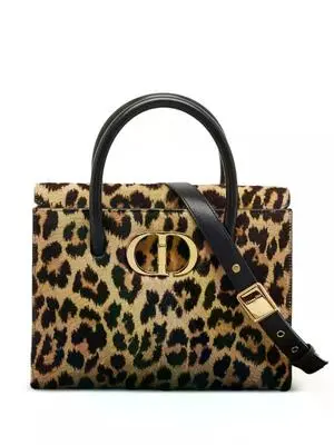 Dior St Honoré Leopard-print Tote Bag