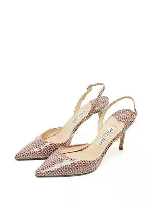 JIMMY CHOO Patent Leather Slingback Pumps