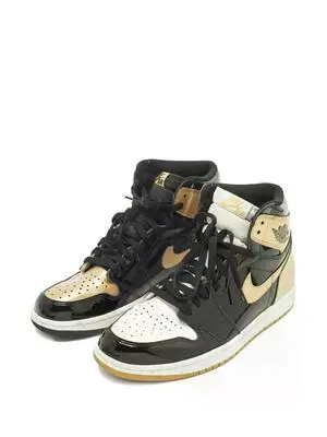 JORDAN Leather High-top Sneakers