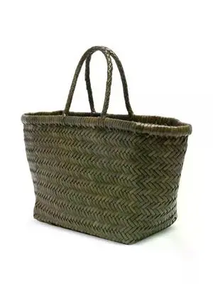 Dragon Diffusion Small Bamboo Triple Jmp Woven Tote Bag - Green