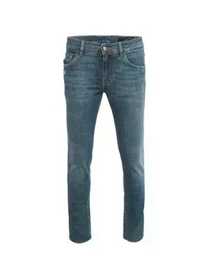 Dolce & Gabbana Logo-patch Skinny Jeans