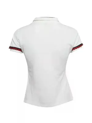 Gucci Pique Polo Top