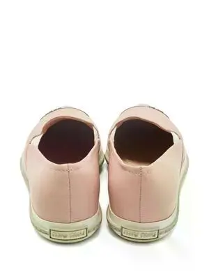 Miu Miu Cap-toe Slip-on Sneakers