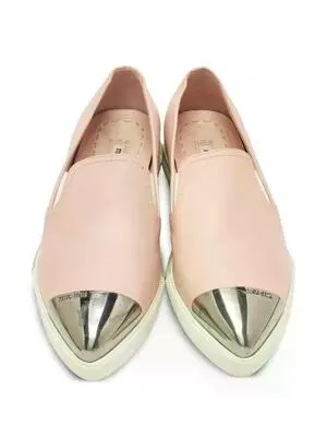 Miu Miu Cap-toe Slip-on Sneakers