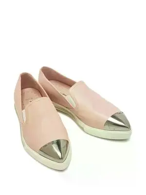 Miu Miu Cap-toe Slip-on Sneakers
