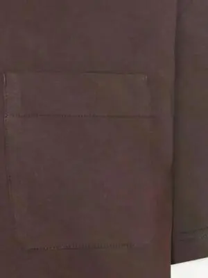 LEMAIRE Patch-pocket T-shirt - Brown
