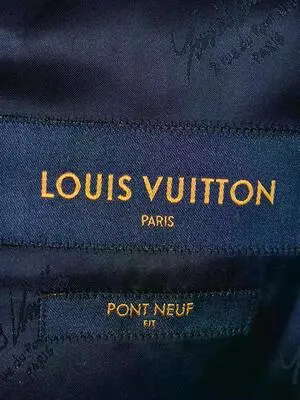 LOUIS VUITTON Patterned Wool Suit