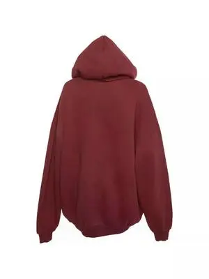 Balenciaga Logo-print Hoodie - Red