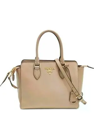 Prada 2way Leather Tote Bag