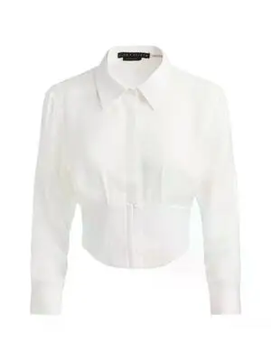 Alice + Olivia Edie Buttoned Top