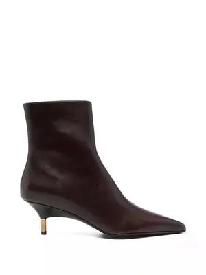 Khaite Bella Ankle Boots - Red