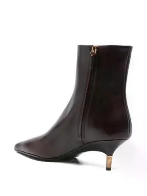 Khaite Bella Ankle Boots - Red