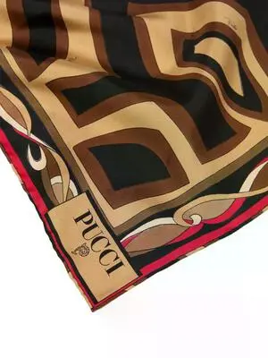 Emilio Pucci Printed Silk Scarf - 1