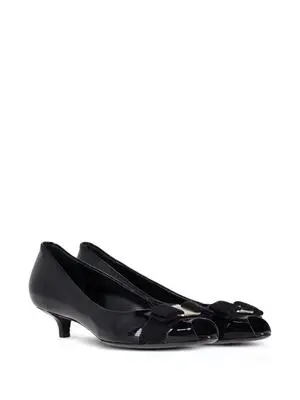 FERRAGAMO Vara Bow Peep-toe Pumps