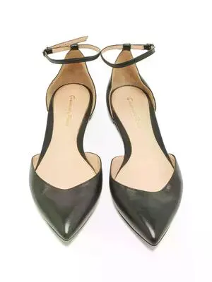 GIANVITO ROSSI Gia Leather Ballet Flats