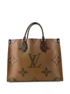 LOUIS VUITTON Onthego Reverse Monogram Giant Mm Tote Bag - Brown