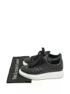 Alexander McQueen Glitter Leather Sneakers