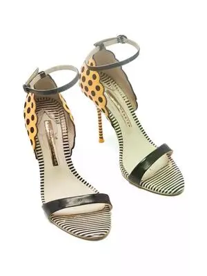 SOPHIA WEBSTER Lilico Polka-dot Striped Sandals