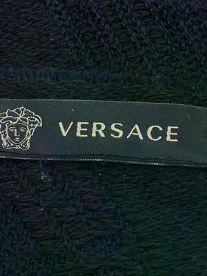 Versace Patterned Scarf - Blue