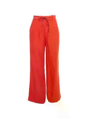 Sandro Tie-fastening Wide Leg Trousers