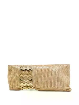 JIMMY CHOO Chandra Perforated Clutch