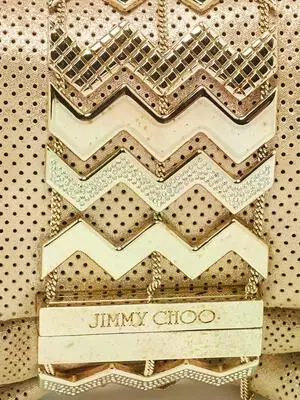 JIMMY CHOO Chandra Perforated Clutch