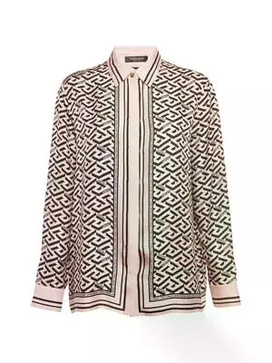 Versace Printed Silk Shirt