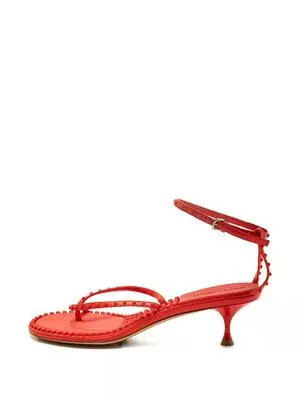Bottega Veneta Dot Leather Sandals