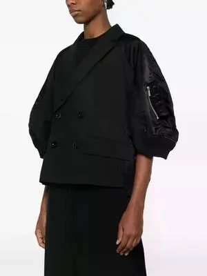 Sacai Panelled Double-breasted Blazer