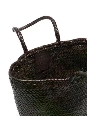Dragon Diffusion Small Grace Basket Tote Bag - Brown