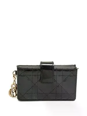 Dior Lady Jasmine Wallet - Black