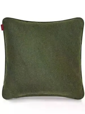 Etro Pegaso-embroidered Wool-blend Cushion - Green