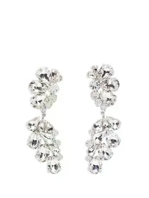 Magda Butrym Crystal Drop Earrings - Silver