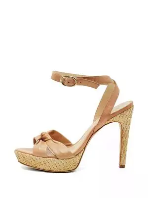 ALEXANDRE BIRMAN Lolita Knot Leather Sandals