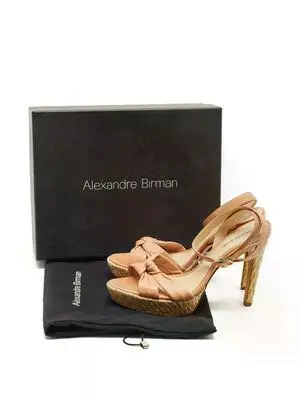 ALEXANDRE BIRMAN Lolita Knot Leather Sandals