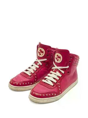 Gucci Studded High-top Sneakers