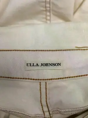 Ulla Johnson Belted Contrast-stitch Trousers