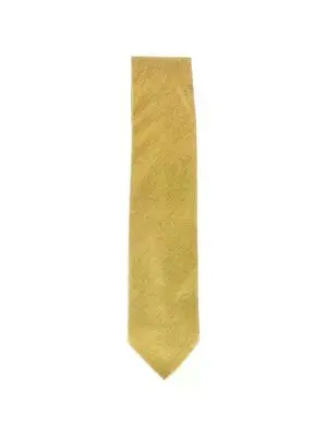 Loro Piana Wool Neck Tie - Yellow