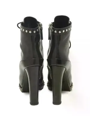 Alexander McQueen Lace-up Leather Boots