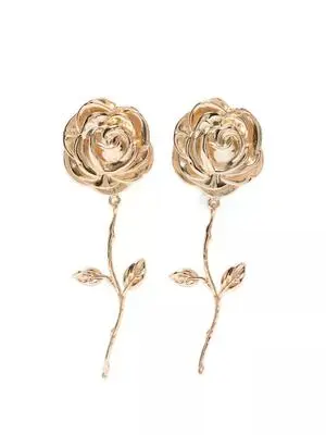 Magda Butrym Rose Stud Earrings - Gold