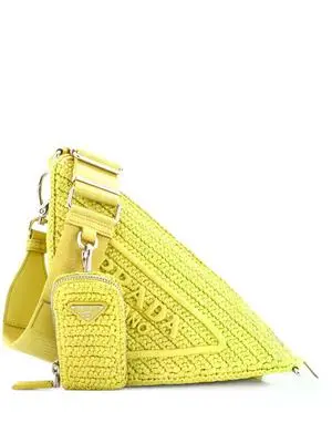 Prada Raffia Cross Body Bags