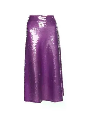 Purple Metallic Skirts