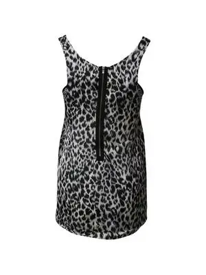 Sandro Animal-print Scoop Neck Top