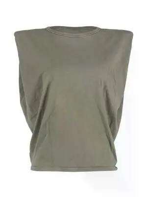 THE FRANKIE SHOP Eva Padded-shoulder Top