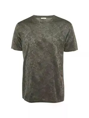 Versace Jacquard Crew-neck T-shirt