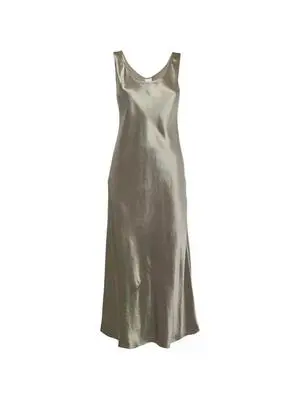Max Mara Satin Maxi Dress