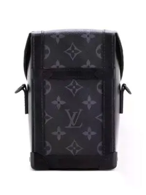 LOUIS VUITTON Vertical Trunk Wearable Wallet Monogram Eclipse Canvas
