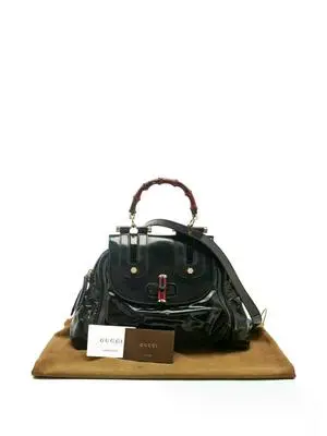 Gucci Dialux Pop Bamboo Satchel